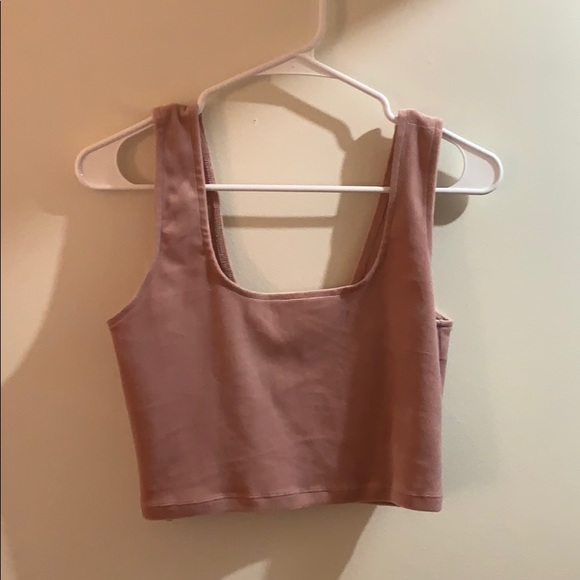 Tops | Pink Velvet Tank | Poshmark
